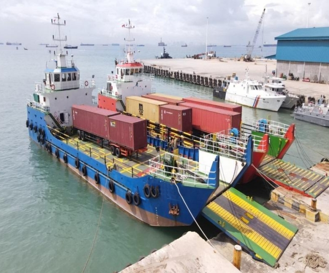 600 T Deck Barge /LCT For Sale-Eshiptrading.com